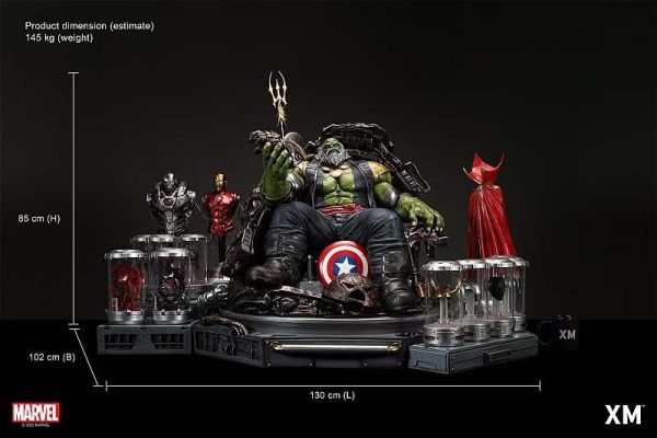 XM Studio 1/4 Marvel Maestro Hulk B Resin Statue - Devilness Toys