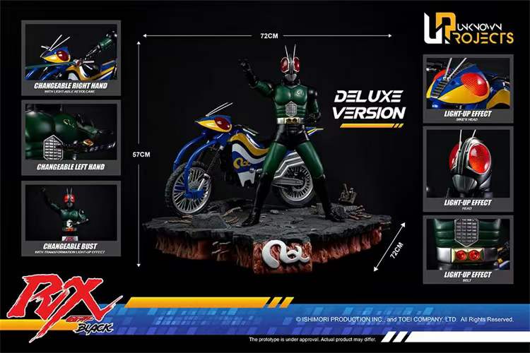 unknown projects 1/4 Kamen Rider Black RX Resin Statue - Devilness Toys