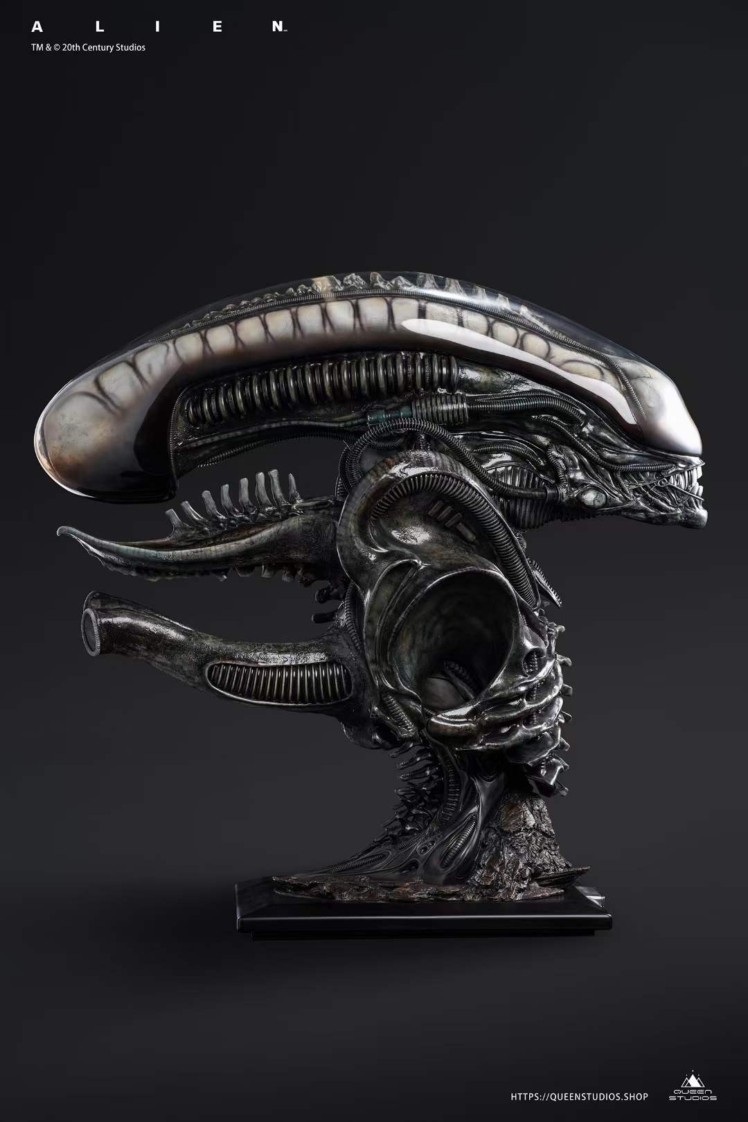 Queen Studio 1/1 Alien Bust Statue - Devilness Toys