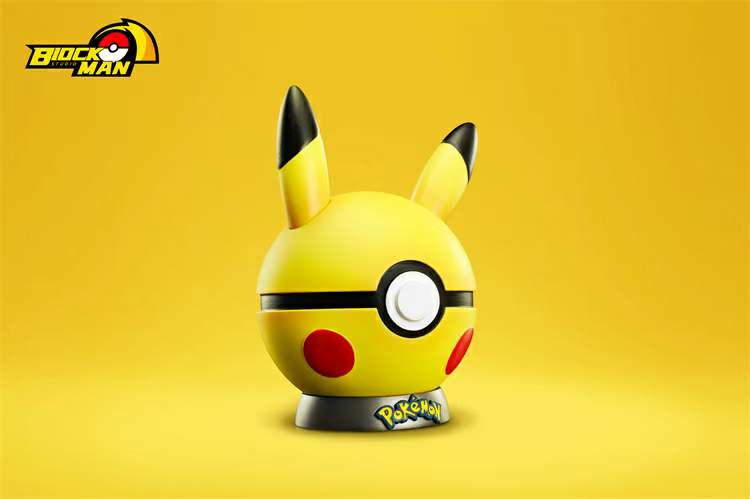 Block Man Studio Pokemon Pikachu Pokeball Resin Statue – Devilness Toys