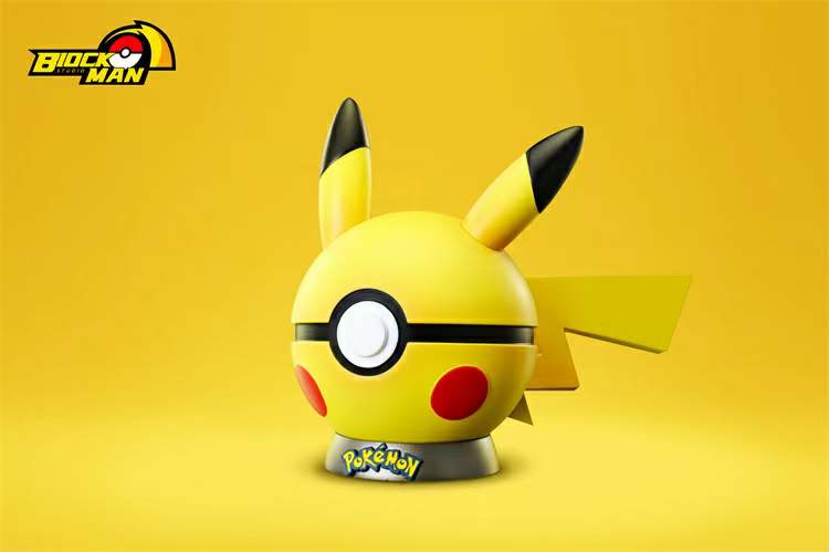 Block Man Studio Pokemon Pikachu Pokeball Resin Statue – Devilness Toys