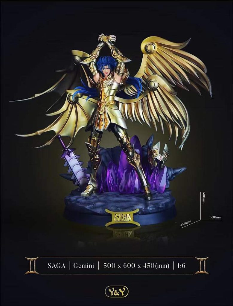 Y&Y Studio Saint Seiya Gemini SAGA Resin Statue - Devilness Toys