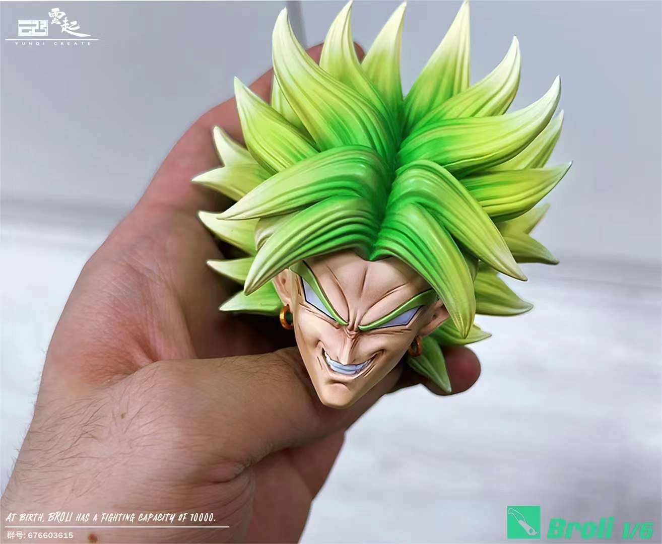 YUNQI CREATE Studio Dragonball Densetu Saiyanjin Borli Resin Statue ...