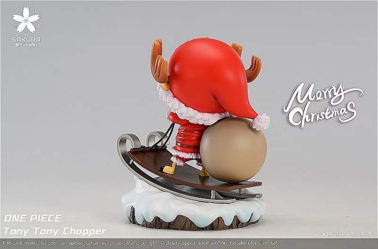 SAKURA Studio One Piece Merry Christmas Tony Tony Chopper Resin Statue ...