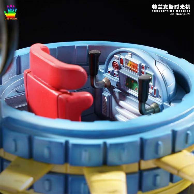JacksDo A Cartoon Colour Dragonball Z Trunks Time machine Resin Statue ...
