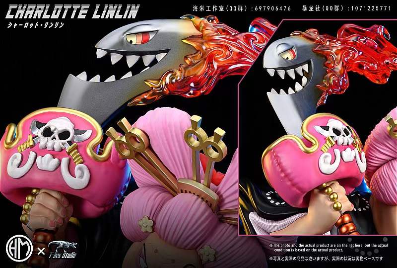 HM Studio X F-Rex Studio POP One Piece Onigasima Charlotte Linlin Resin ...