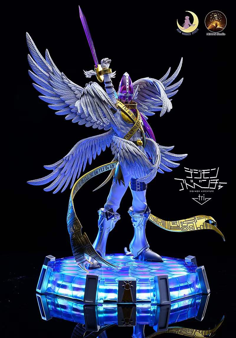 Moon Goddess Studio X Miman Studio Digimon TRI Holy Angemon Resin ...