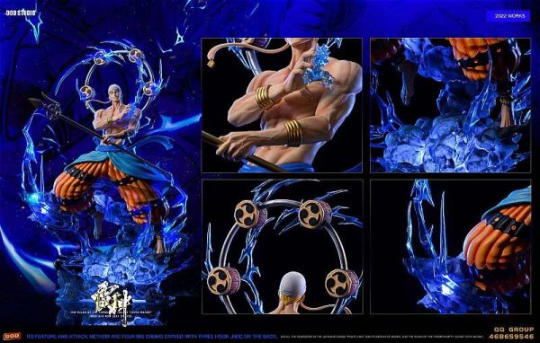 DOD Studio POP MAX One Piece Enel Resin Statue - Devilness Toys
