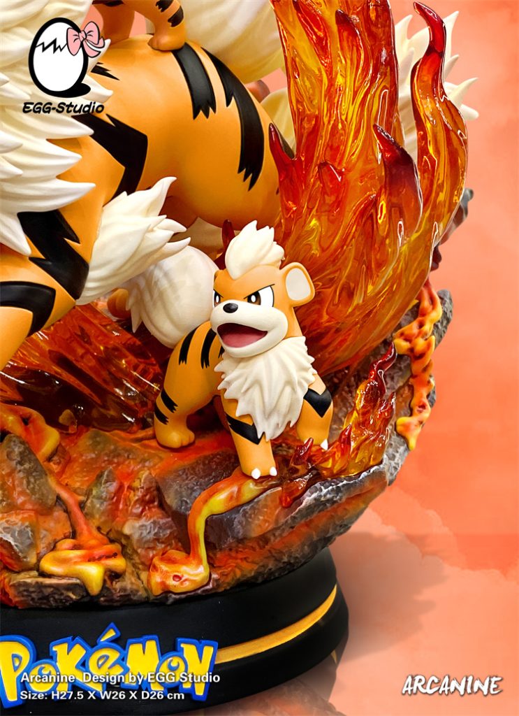 EGG Studio Pokemon Arcanine Evolution Resin Statue – Devilness Toys