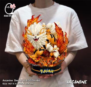 EGG Studio Pokemon Arcanine Evolution Resin Statue - Devilness Toys