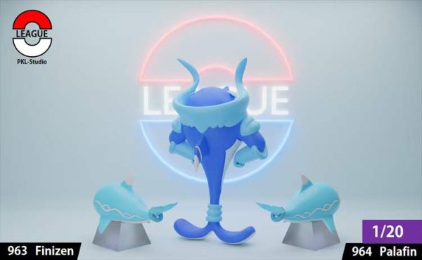 PKL Studio 1/20 Pokémon Scarlet and Violet Finizen Evolution Resin ...