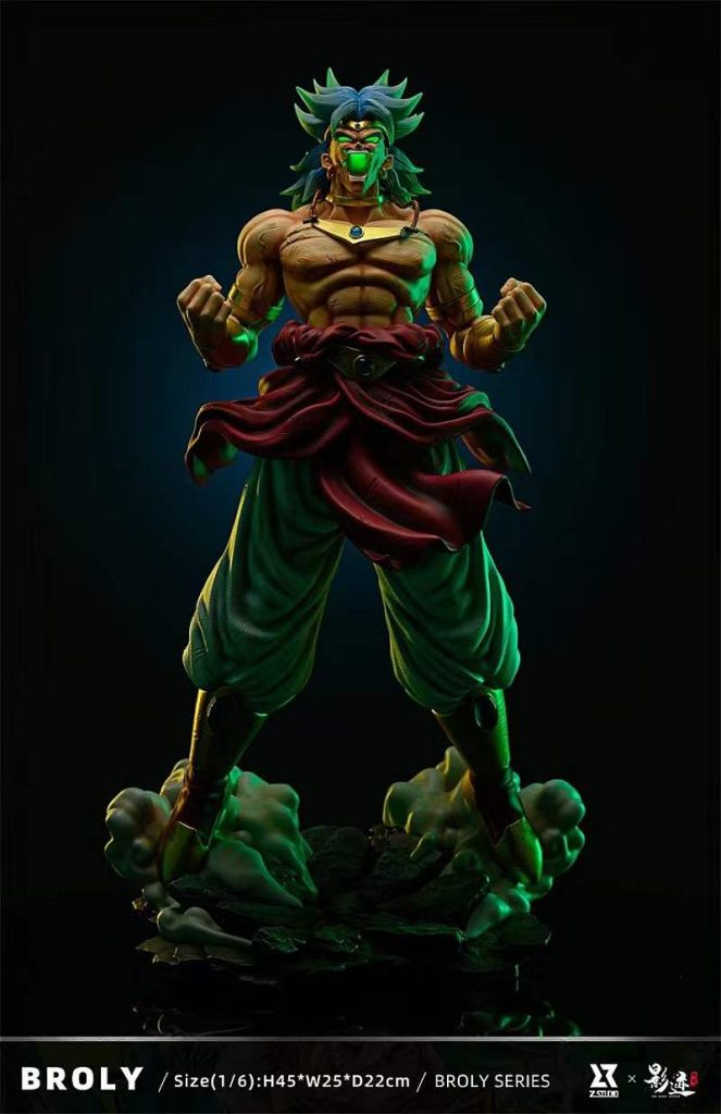 Z Studio X DM Studio Blue 1/6 Dragonball Crazy Broly Resin Statue ...