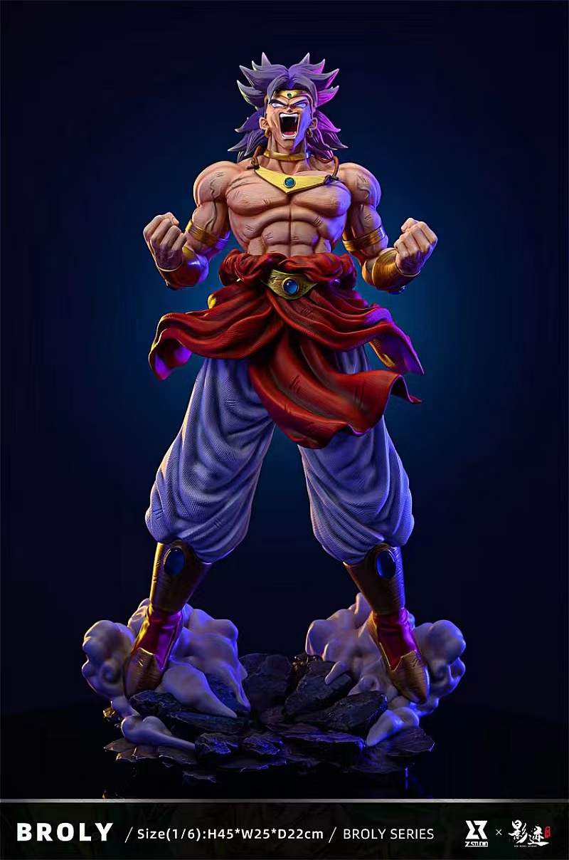 Z Studio X DM Studio Purple 1/6 Dragonball Crazy Broly Resin Statue ...