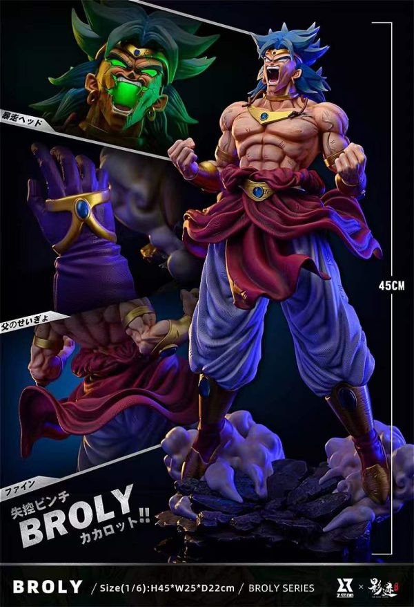 Z Studio X DM Studio Purple 1/6 Dragonball Crazy Broly Resin Statue ...