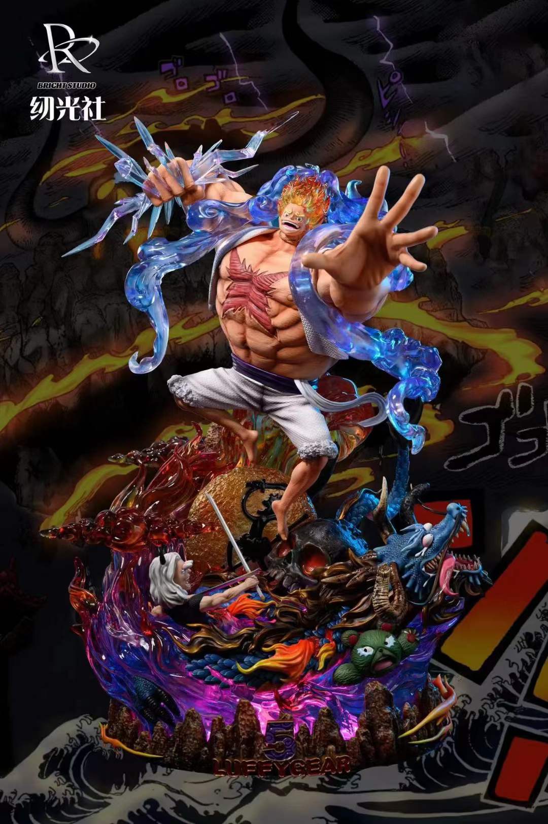 Bricht Studio 1/4 One Piece Nika Monkey D. Luffy Resin Statue ...