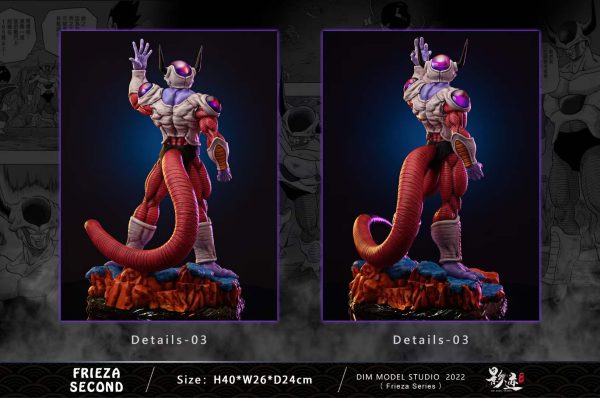 DIM MODEL Studio Dragonball Animation Color Second Form Freezer Resin ...