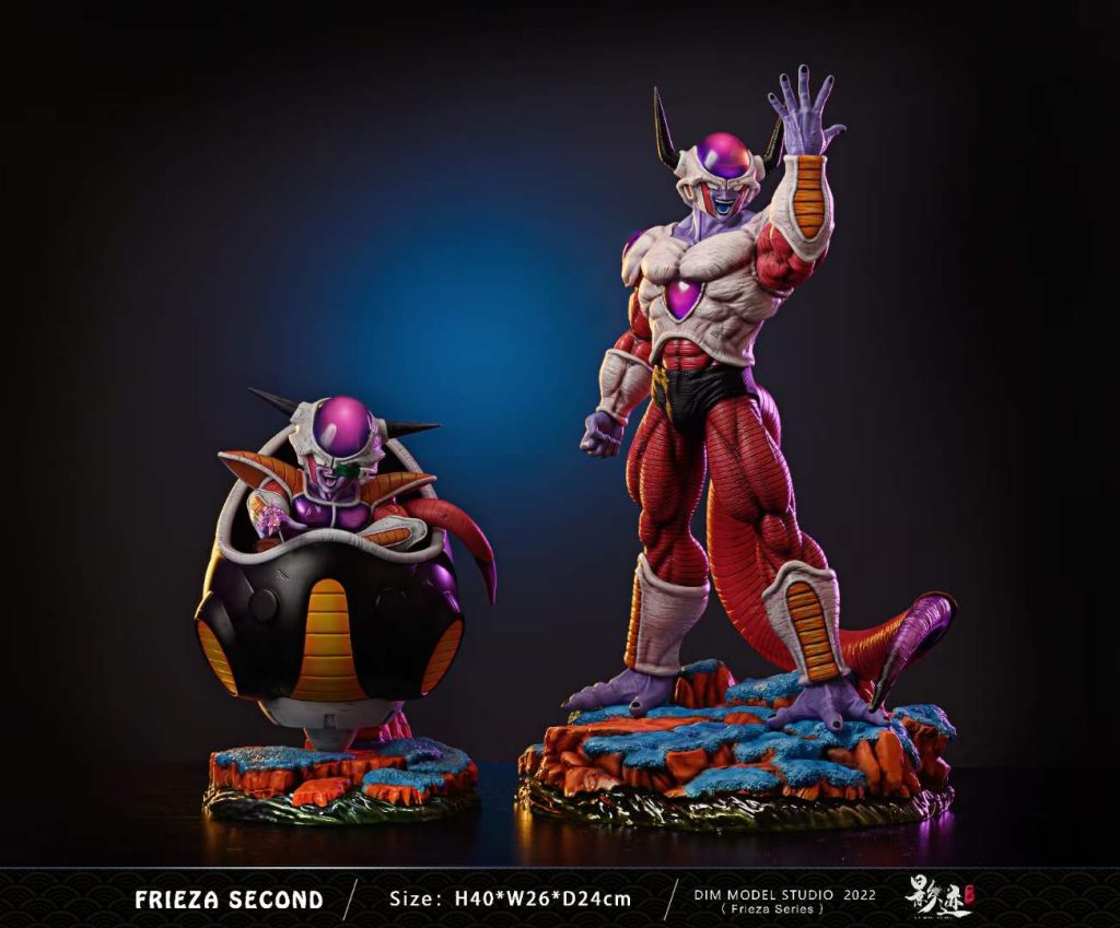 DIM MODEL Studio Dragonball Animation Color Second Form Freezer Resin ...