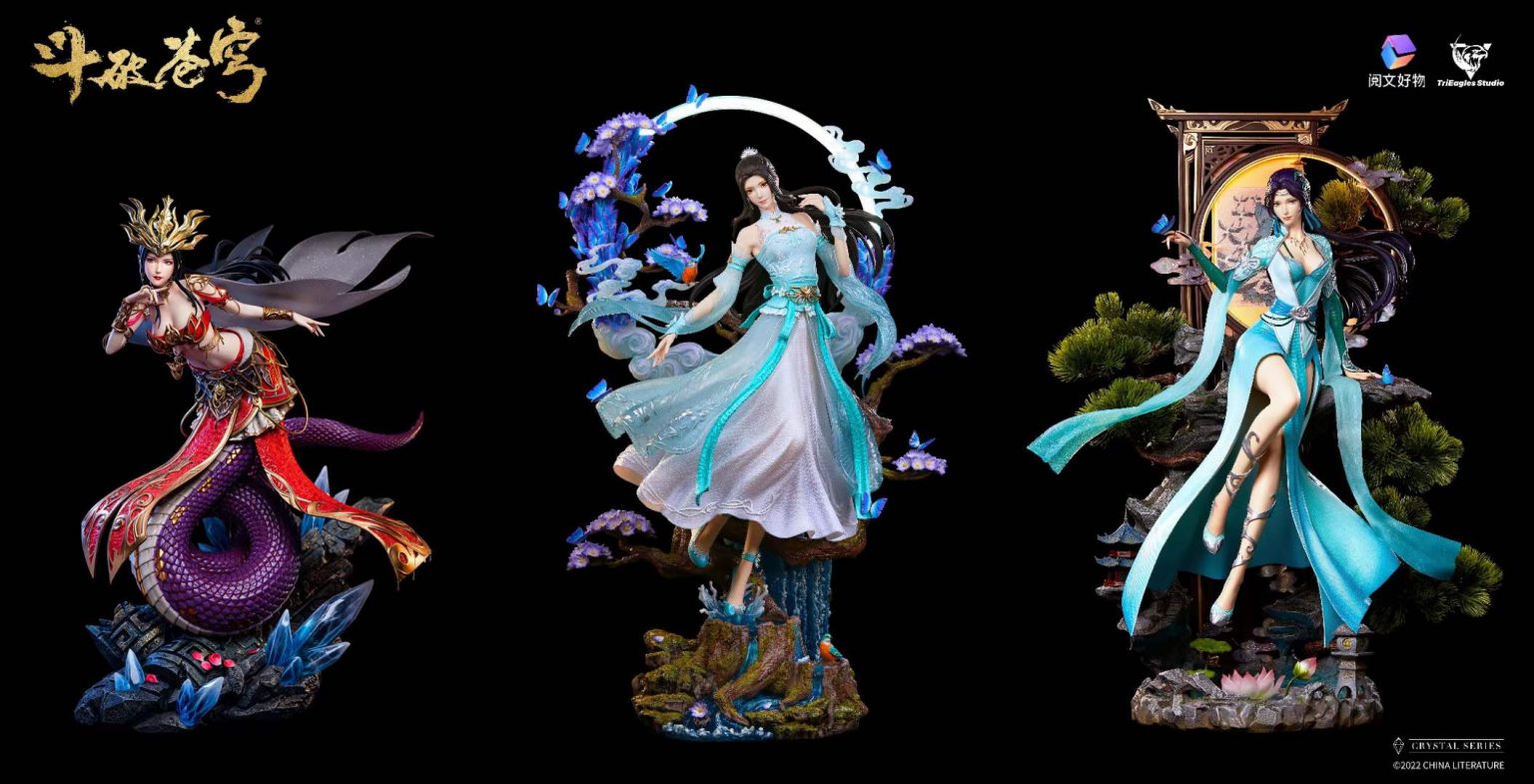 TriEagles Studio 1/4 Fights break spheres Xuner Xiao Resin Statue ...