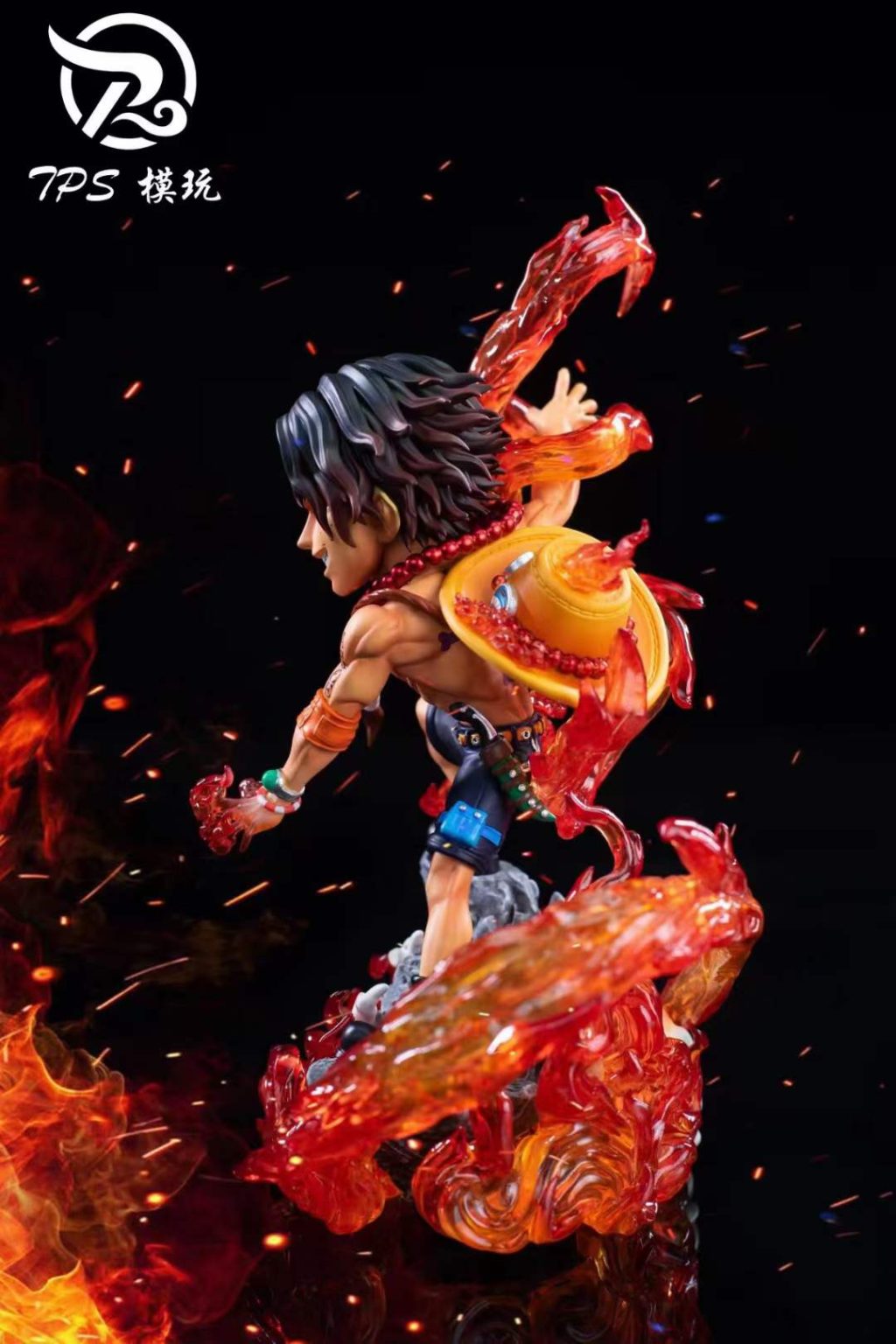 TPS toys One Piece Three brothers Portgas·D· Ace Resin Statue ...