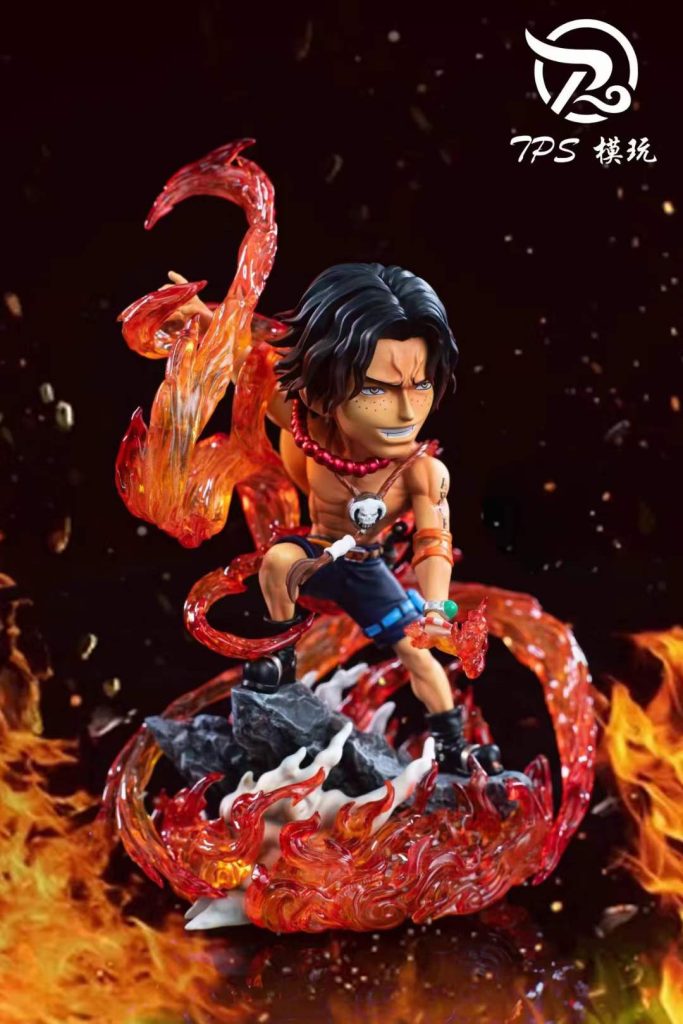 TPS toys One Piece Three brothers Portgas·D· Ace Resin Statue ...