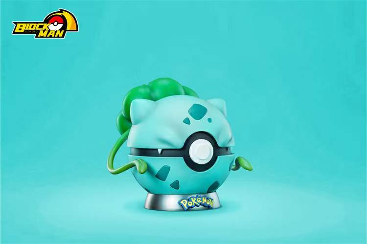 Block Man Studio Pokemon Bulbasaur Poke ball Resin Statue - Devilness Toys