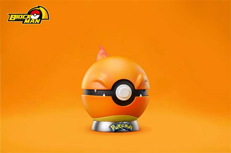 Block Man Studio Pokemon Charmander Poke ball Resin Statue - Devilness Toys