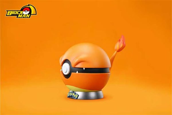Block Man Studio Pokemon Charmander Poke ball Resin Statue - Devilness Toys