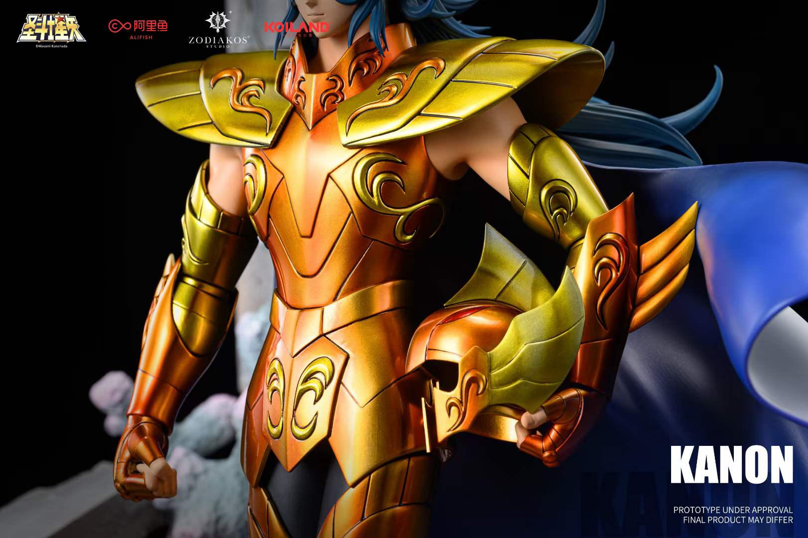 Zodiakos Studio 1/6 Saint Seiya Gemini Gold Saint Kanon Resin Statue ...