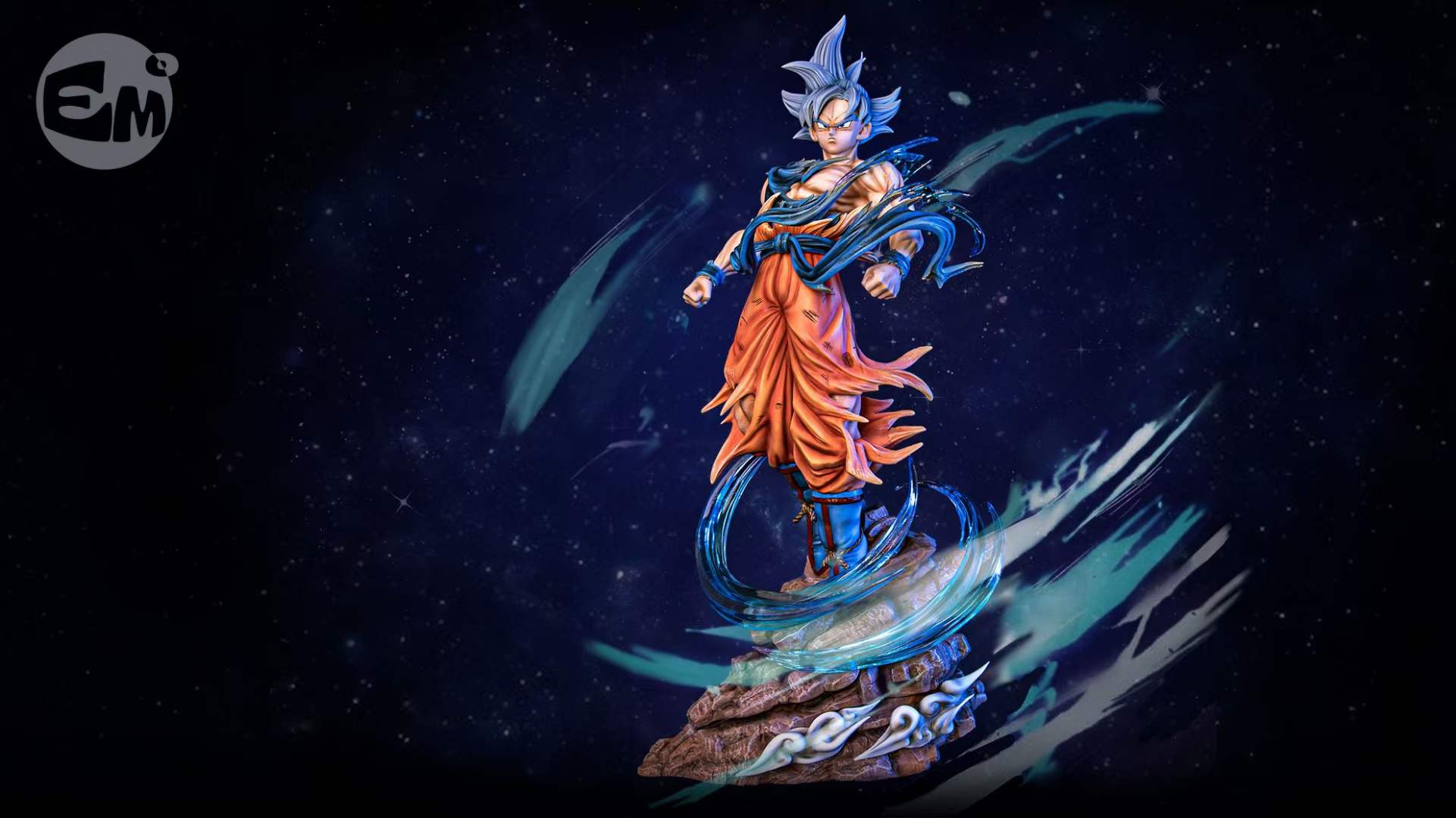 EMO Studio Dragonball Ultra Instinct Son Goku Resin Statue - Devilness Toys