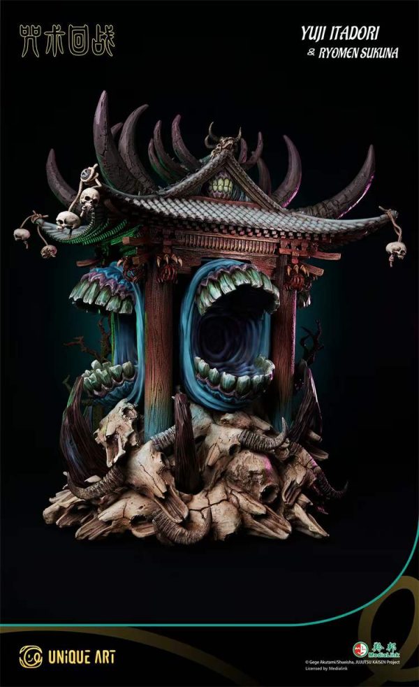 UNiQUE ART Jujutsu Kaisen Itadori Yuji & Ryomen Sukuna Resin Statue ...