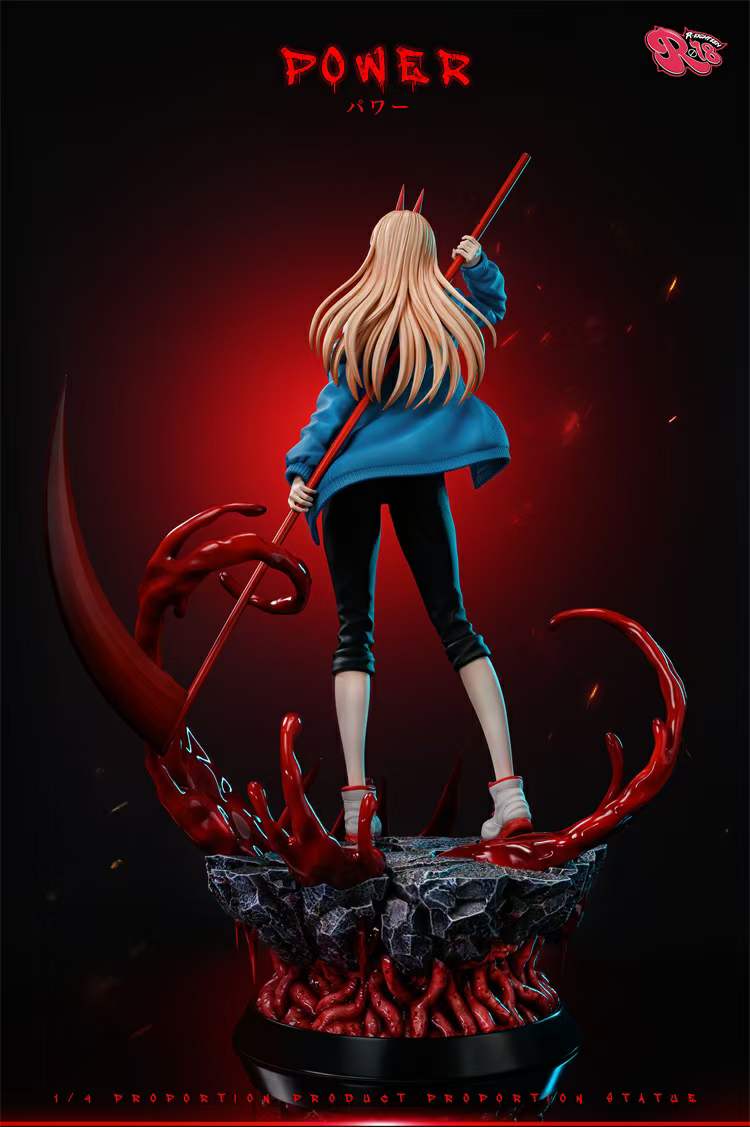 R18 Studio 1/4 Chainsaw Man Power Resin Statue - Devilness Toys