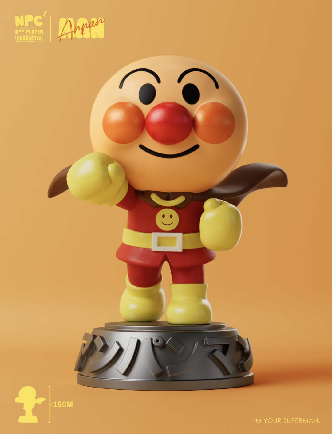 NPC Anpanman Resin Statue - Devilness Toys