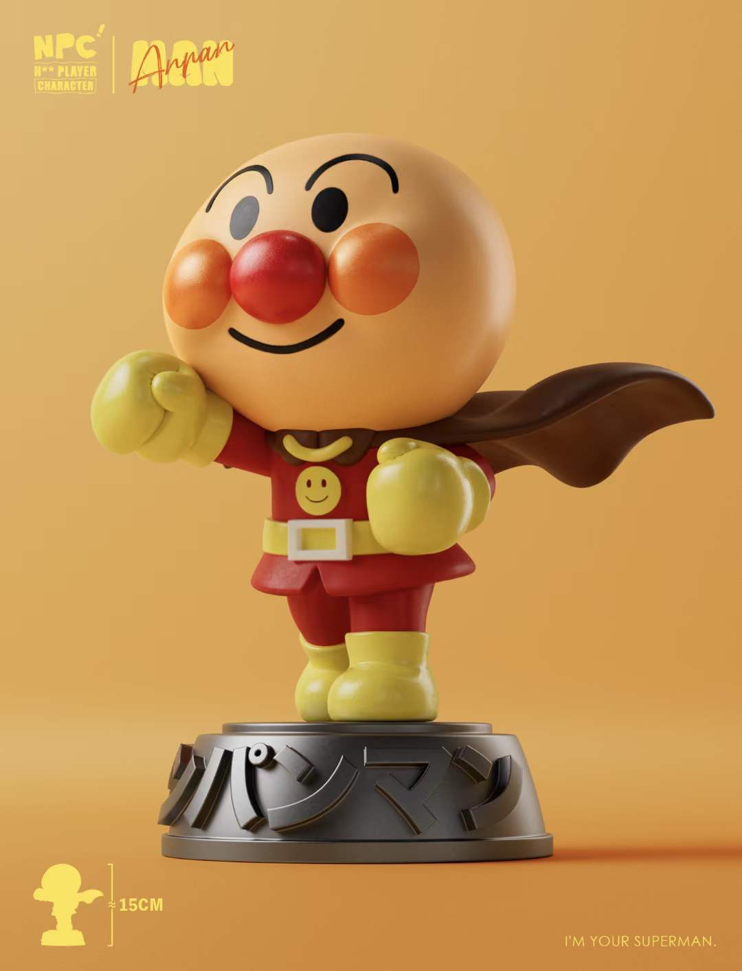 NPC Anpanman Resin Statue - Devilness Toys