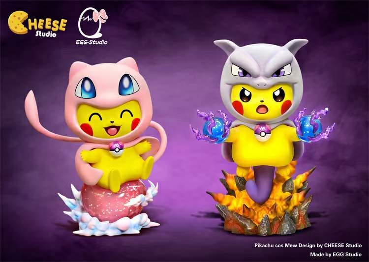 CHEESE Studio Pokemon Pikachu Cos Mew Resin Statue - Devilness Toys