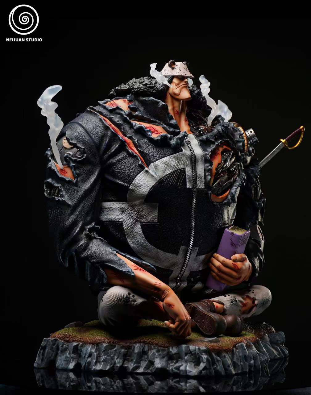 Neijuan Studio One Piece Sitting Position attle damage Bartholemew Kuma ...