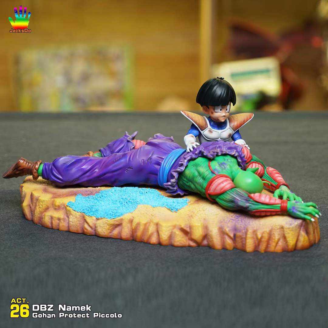 JacksDo 1/8 Dragonball Kid Gohan Protect Piccolo Resin Statue ...
