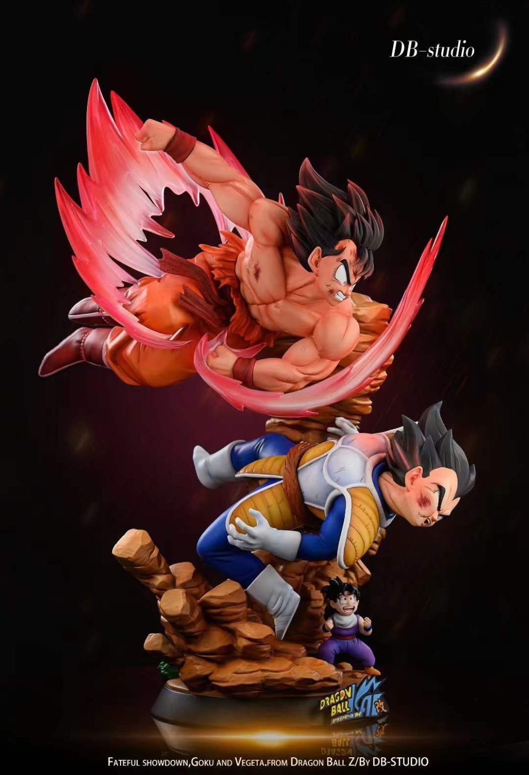 DB Studio 1/4 Dragonball Goku VS Vegeta Resin Statue - Devilness Toys