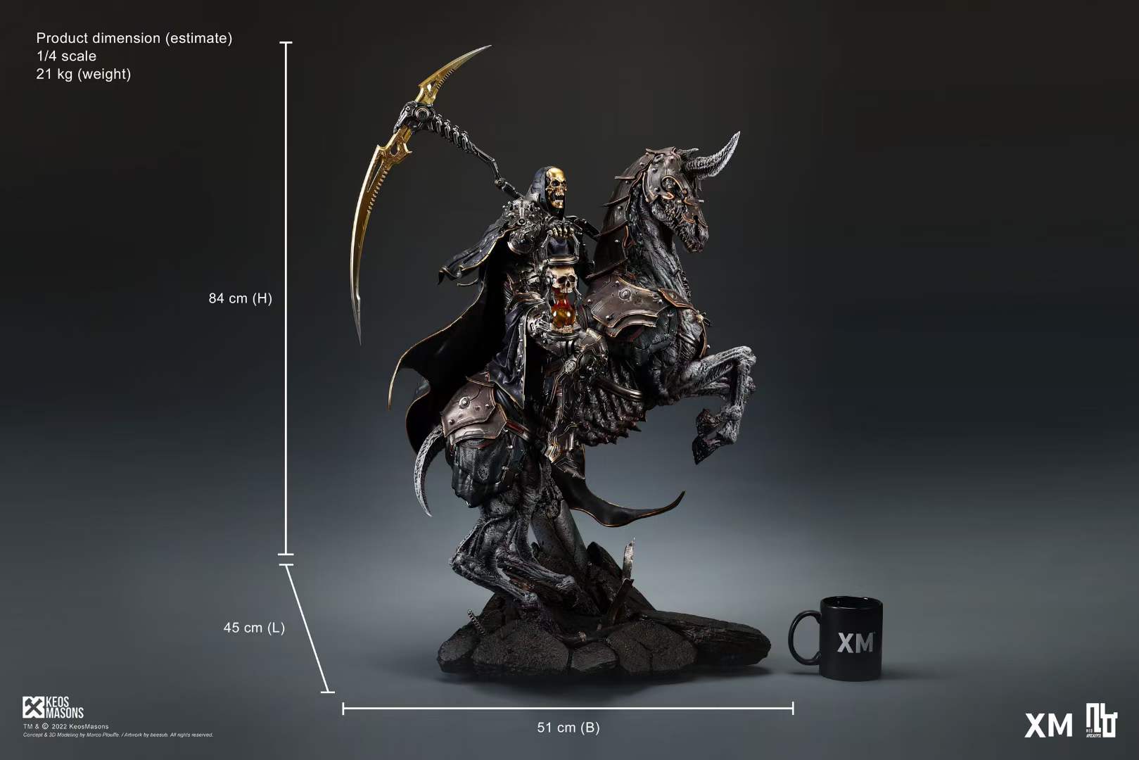 XM Studio 1/4 Four Horsemen of the Apocalypse Death Resin Statue ...
