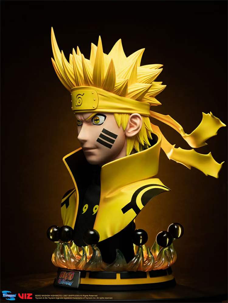 Toynami 1/1 Naruto Uzumaki Naruto Rikudousennin Modo Bust Statue ...