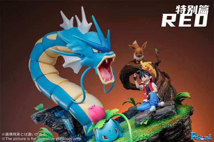 PC Home Pokémon Adventures Red Resin Statue - Devilness Toys