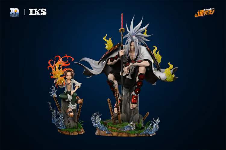 IK Studio SHAMAN KING Yoh Asakura X AMIDAMARU Resin Statue - Devilness Toys