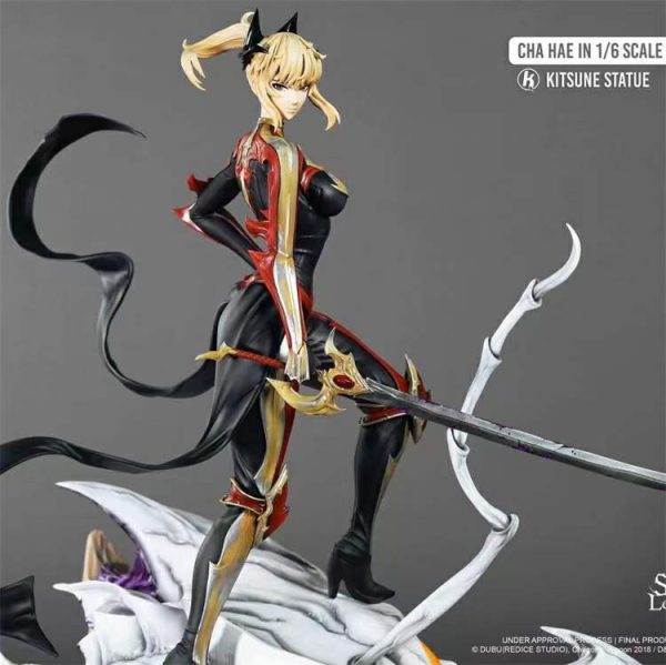 Kitsune Statue 1/6 solo leveling Cha Hae In Resin Statue - Devilness Toys