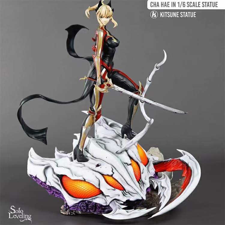 Kitsune Statue 1/6 solo leveling Cha Hae In Resin Statue - Devilness Toys