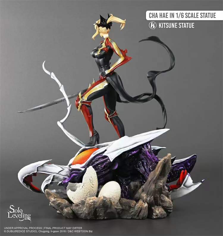 Kitsune Statue 1/6 solo leveling Cha Hae In Resin Statue - Devilness Toys
