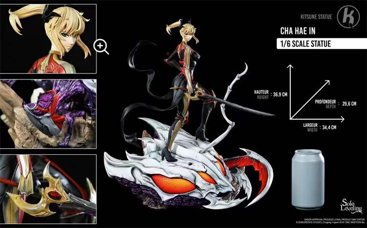 Kitsune Statue 1/6 solo leveling Cha Hae In Resin Statue - Devilness Toys