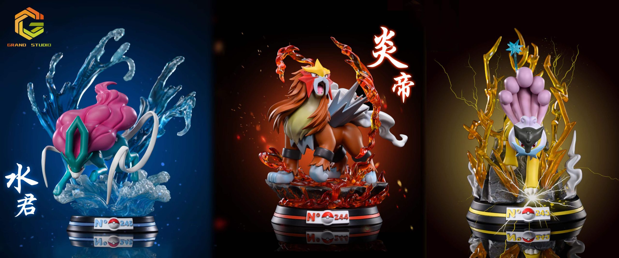 Grand Studio X TPS Pokemon Raikou Resin Statue – Devilness Toys