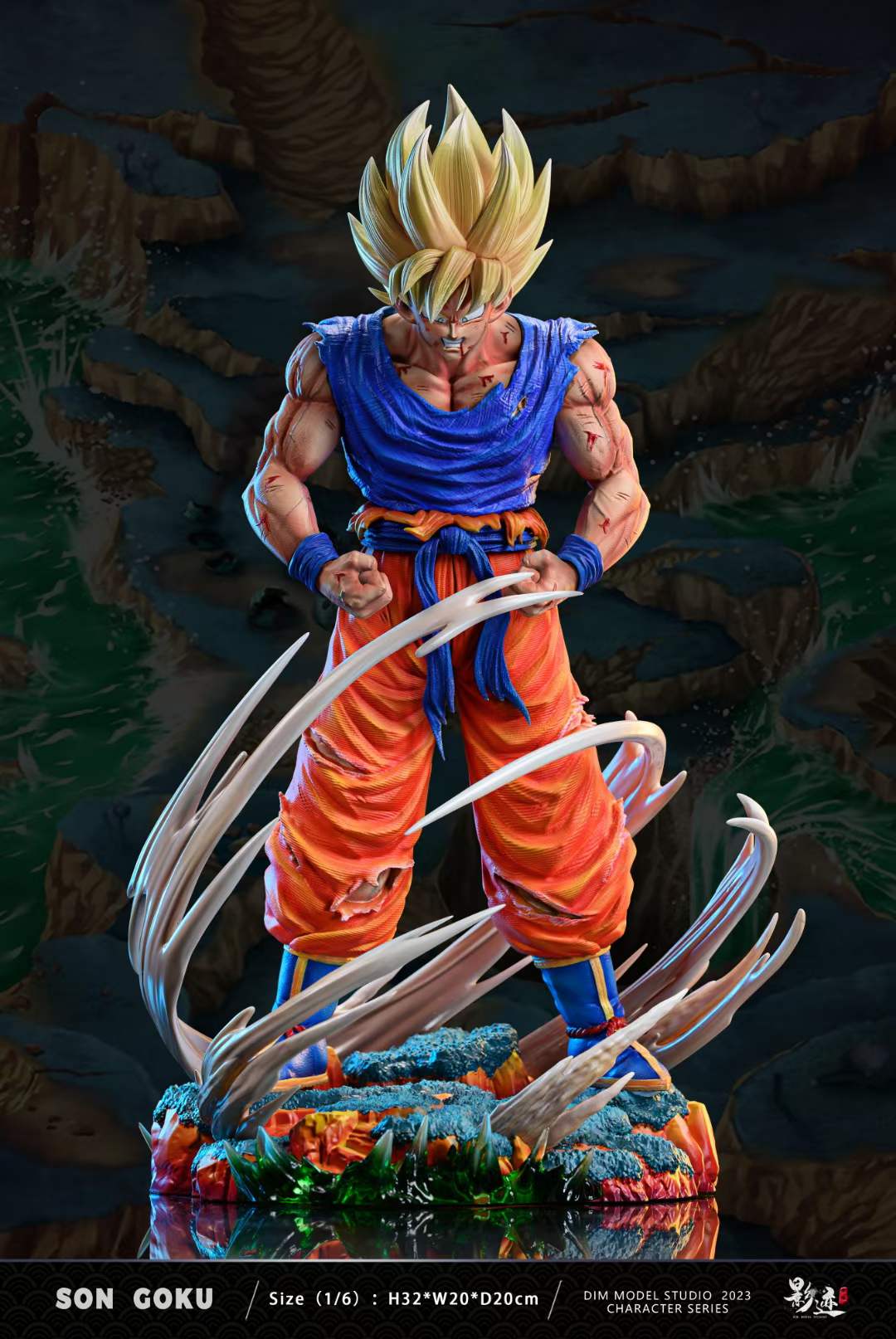 DIM Studio 1/6 Dragonball Super Saiyan Goku Resin Statue - Devilness Toys