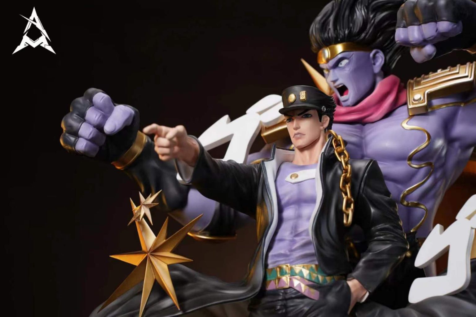 AM Studio JoJo’s Bizarre Adventure Kujō Jōtarō X Star Platinum Resin ...