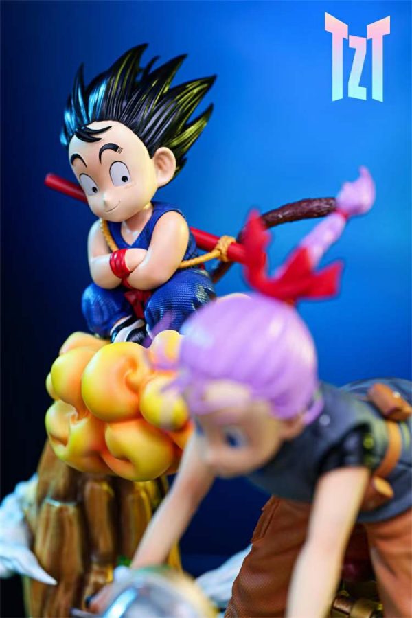 TZT Studio 1/6 Dragonball：魔訶不思議大冒険 Kid Goku & Bulma Resin Statue ...