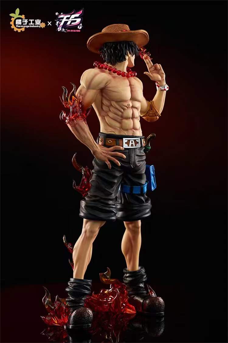 Orange Industry X TF Statue 1/4 One Piece Good Bye! Ace Resin Statue ...